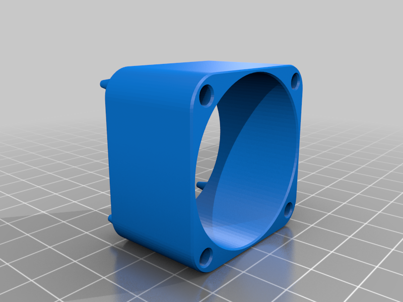 10mm and 24.7mm fan adapter for 40mm fans - fan extension tunnel by ...