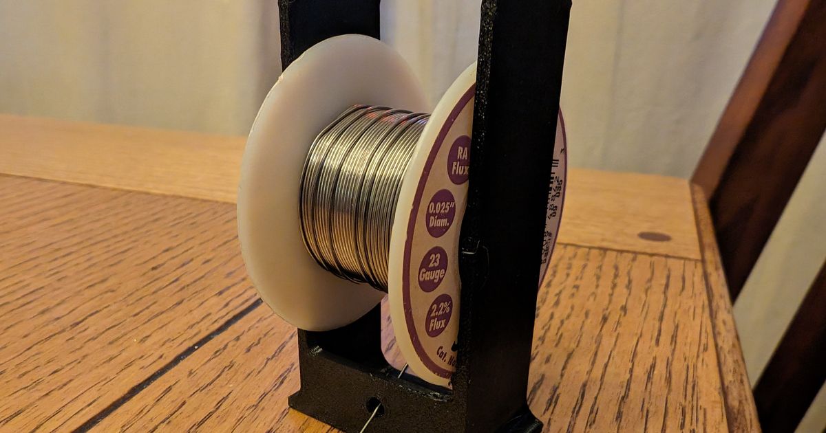 Parametric wire spool system by Badger | Download free STL model ...