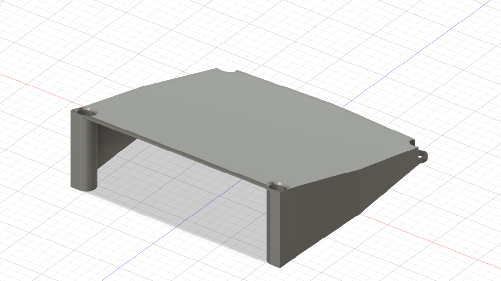 angled fan shroud for 120mm 12cm fans to silence and redirect air flow ...