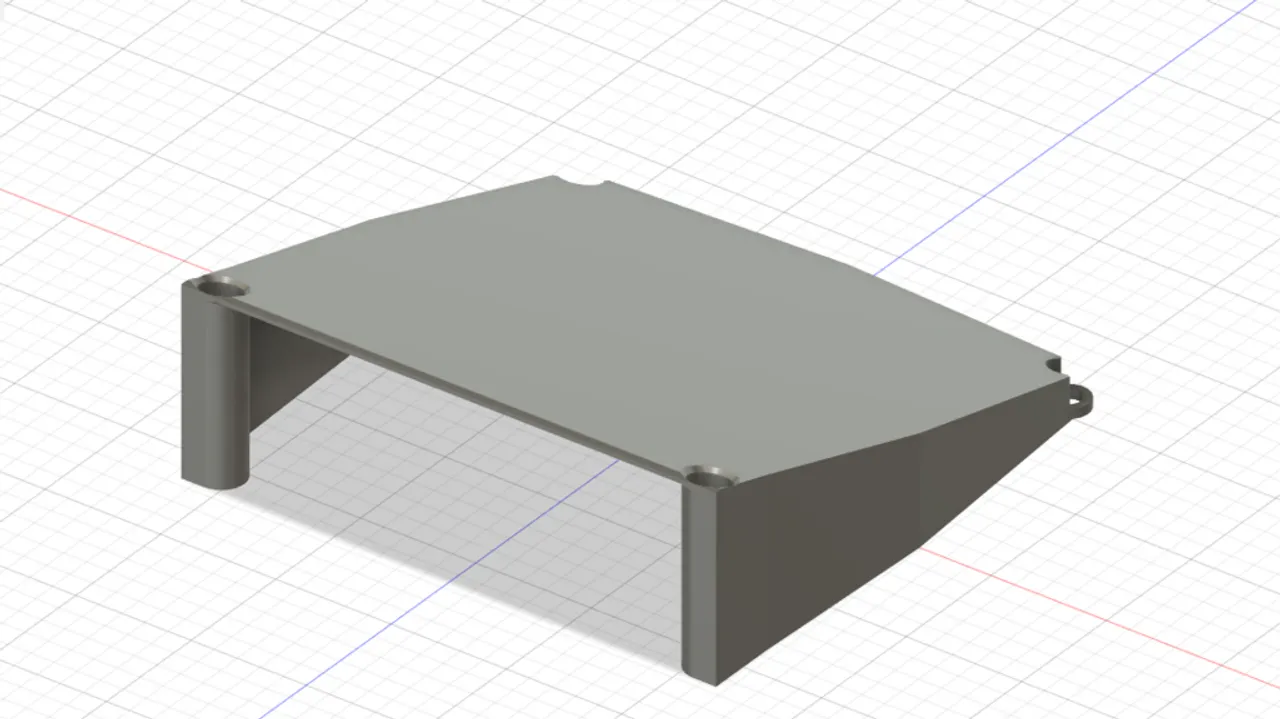 angled fan shroud for 120mm 12cm fans to silence and redirect air flow ...