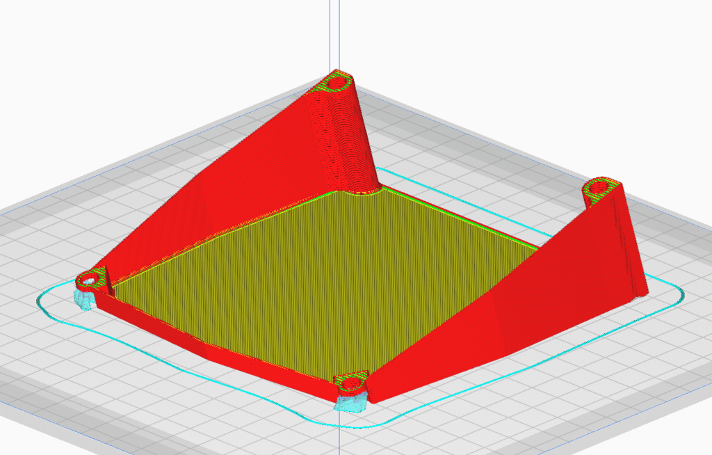 angled fan shroud for 120mm 12cm fans to silence and redirect air flow ...