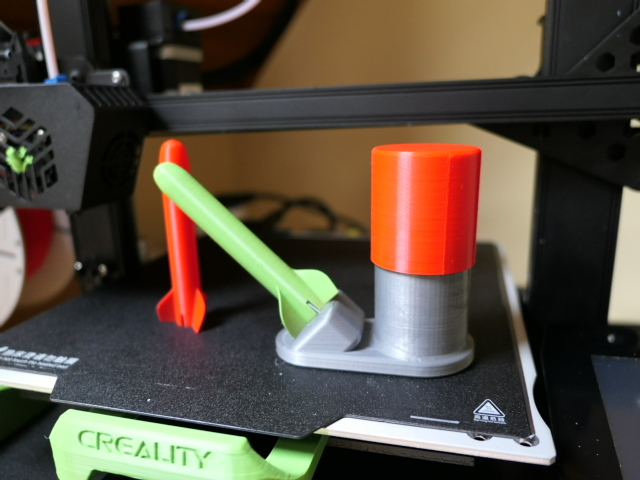 Stomp rocket launcher 45° by Nick_Groot | Download free STL model ...