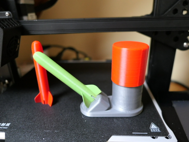 Stomp rocket launcher 45° by Nick_Groot | Download free STL model ...