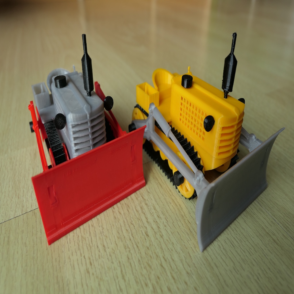 Vintage Bulldozer V2 by Nick_Groot | Download free STL model ...