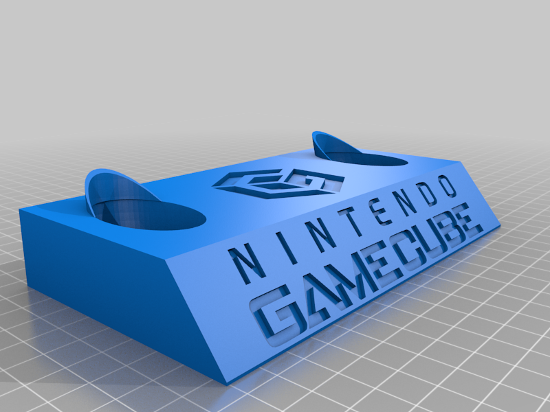 Nintendo Gamecube Controller Holder (8BitDo Style) - fits Gbros, PowerA ...