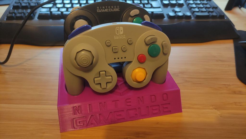 Nintendo Gamecube Controller Holder (8BitDo Style) - fits Gbros, PowerA ...