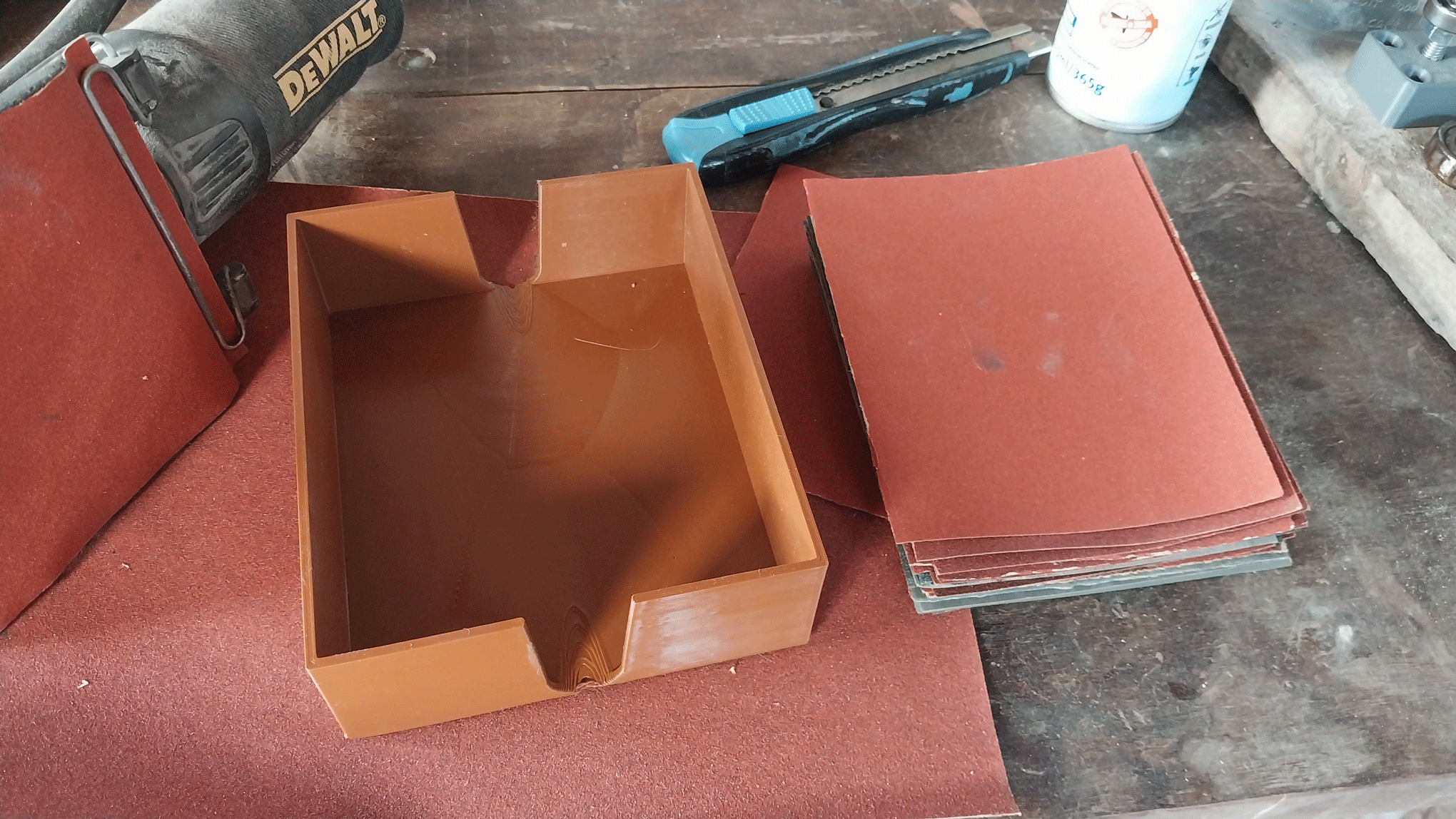 Tray for 1/4 sandpaper by Samuel Neto | Download free STL model ...