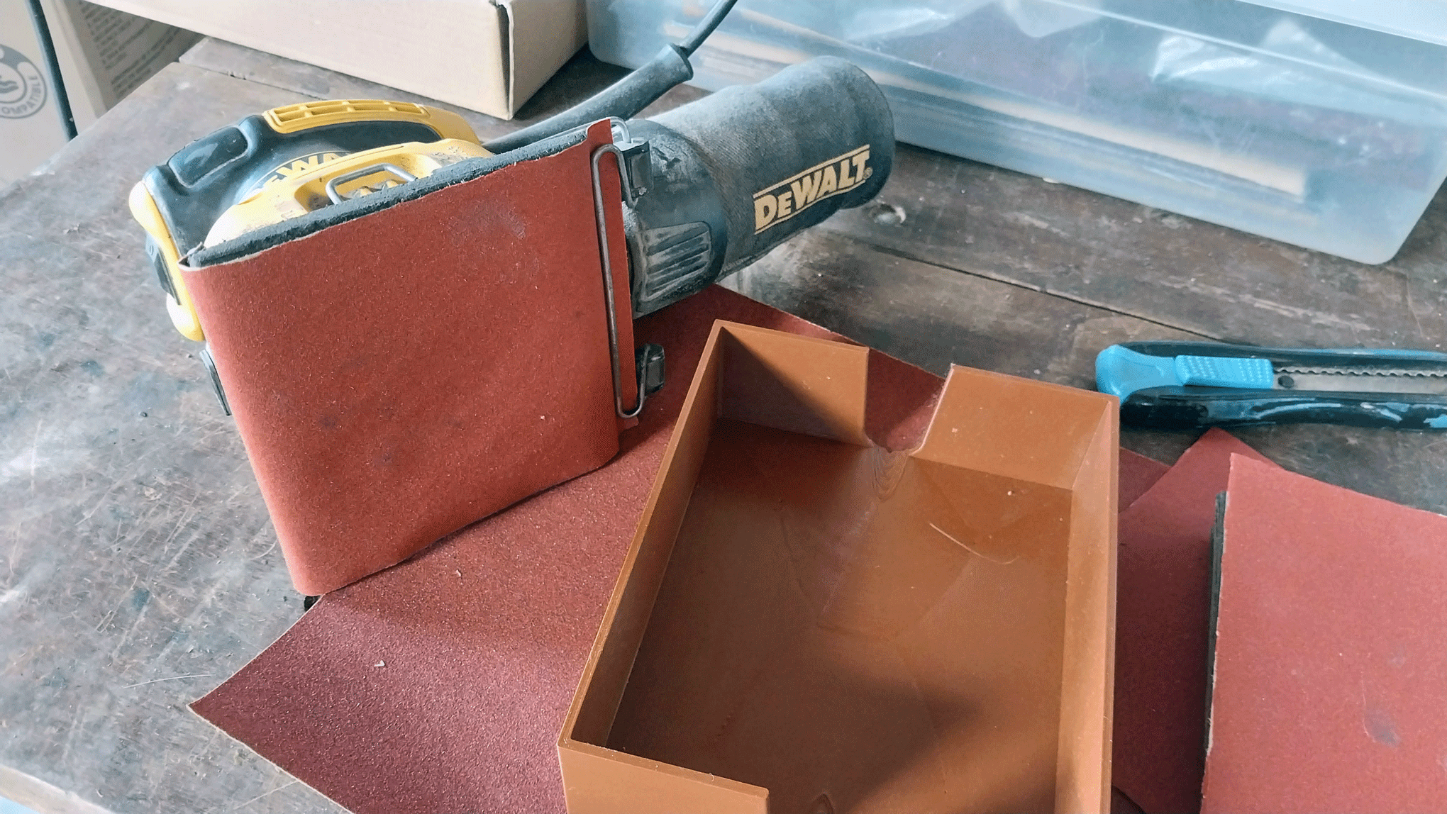 Tray for 1/4 sandpaper by Samuel Neto | Download free STL model ...