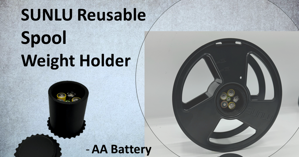 Sunlu Reusable Spool weight holder that twists together by elmaker ...