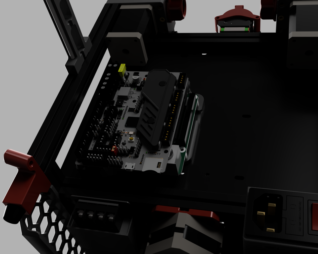 BTT E3 V3 and PI 3B stack mounting on Voron 0.1 by Breexly | Download ...