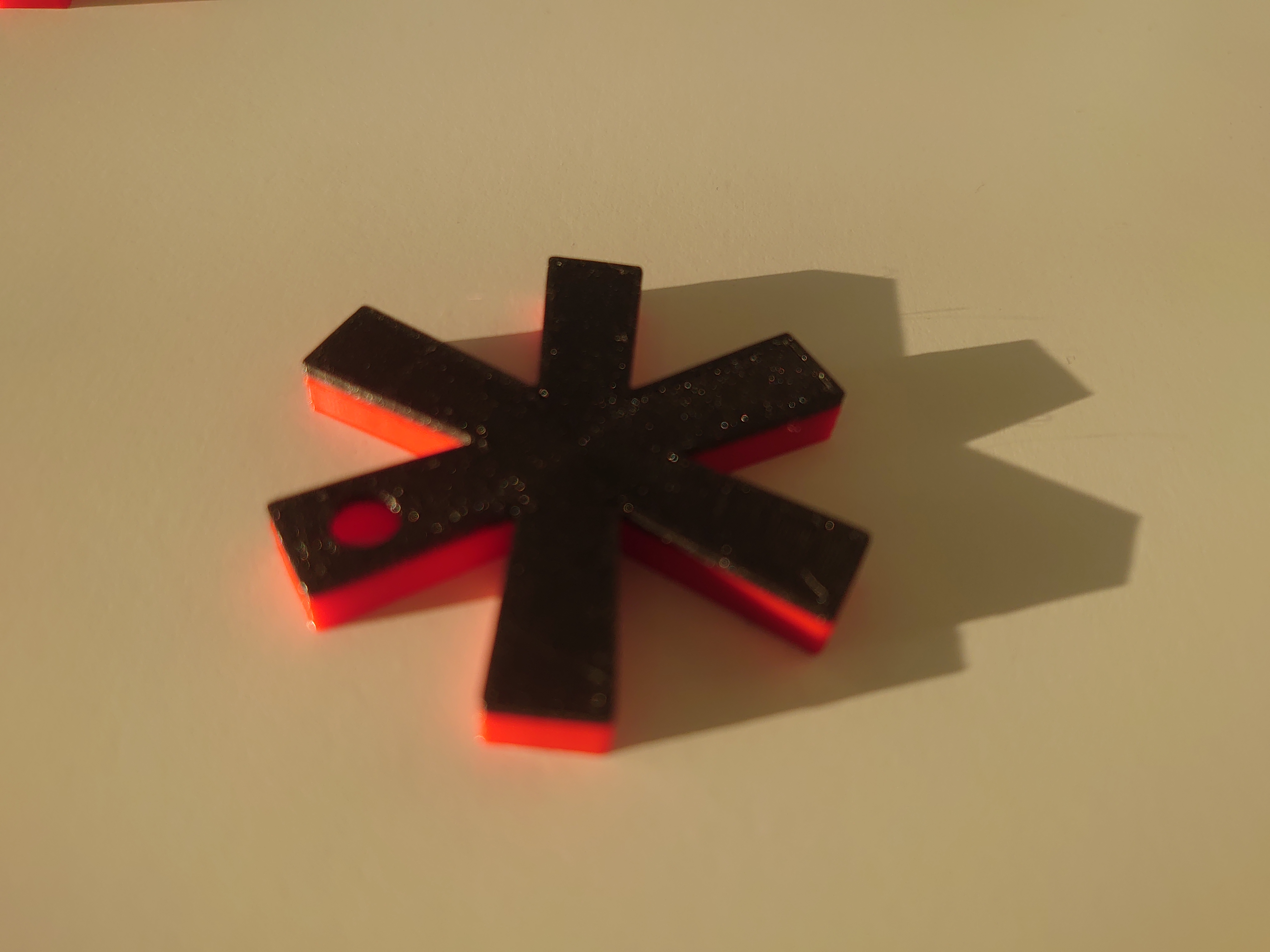 Asterisk keychain by Jakub Kříž | Download free STL model | Printables.com