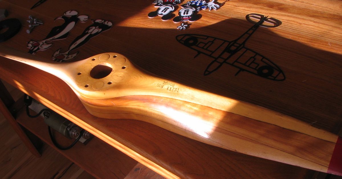 Wall Mount For A Display Propeller by idaho bill | Download free STL ...