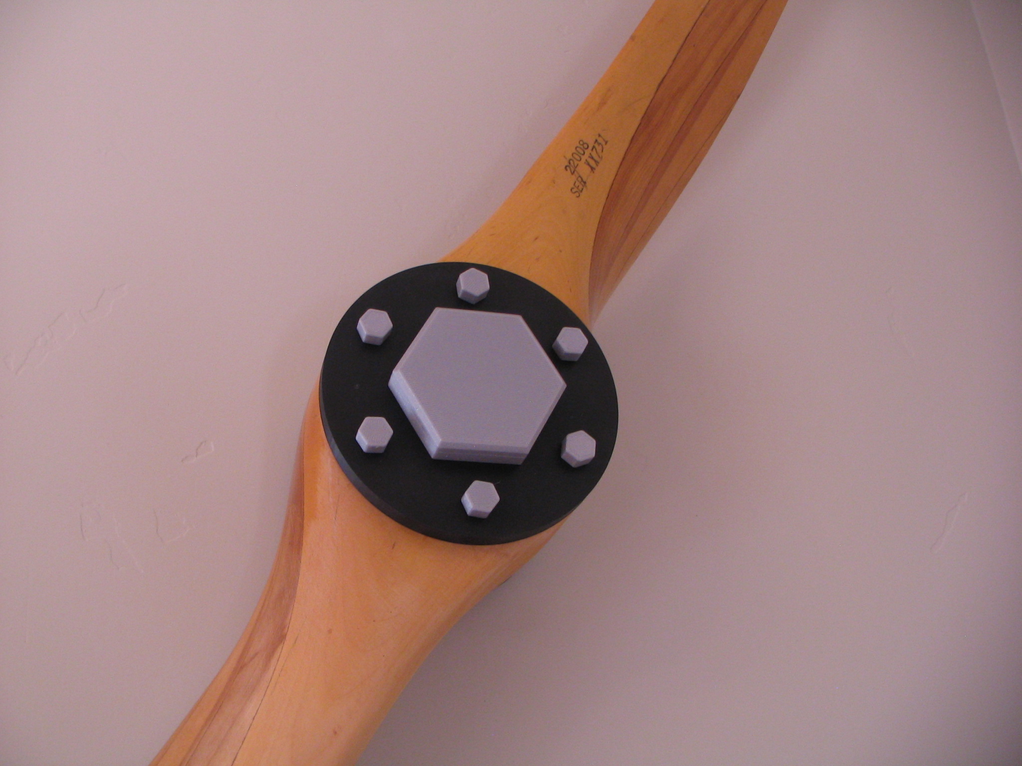 Wall Mount For A Display Propeller by idaho bill | Download free STL ...