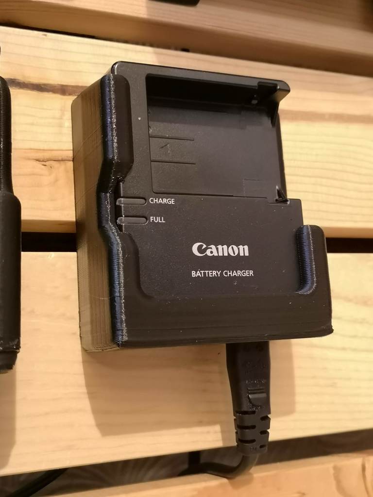 Canon LC-E8E Charger Wall Mount by Stillwave | Download free STL model ...