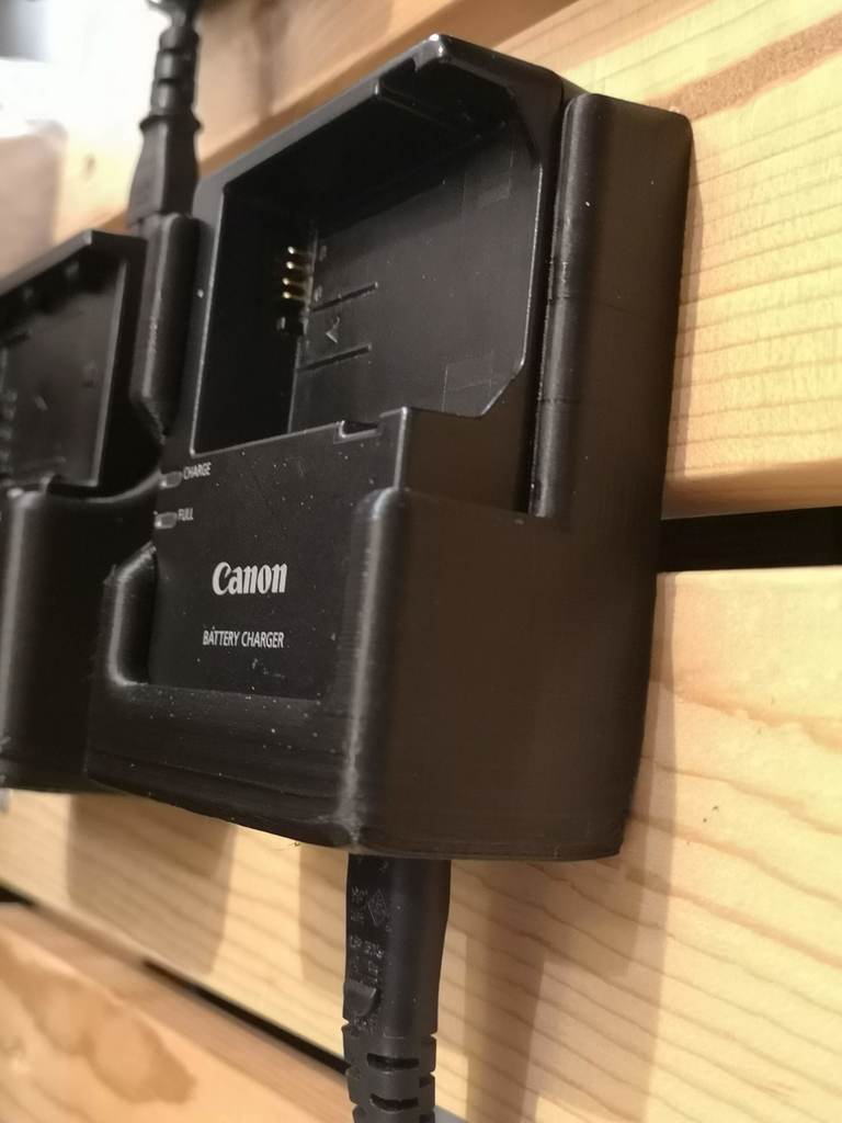 Canon LC-E8E Charger Wall Mount by Stillwave | Download free STL model ...