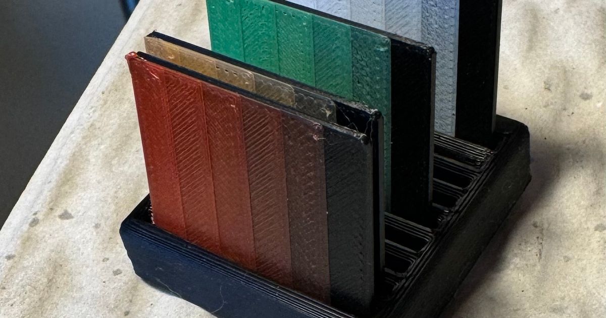 Step Test Holder for HueForge Step_Test_Square.stl by grahampheath ...