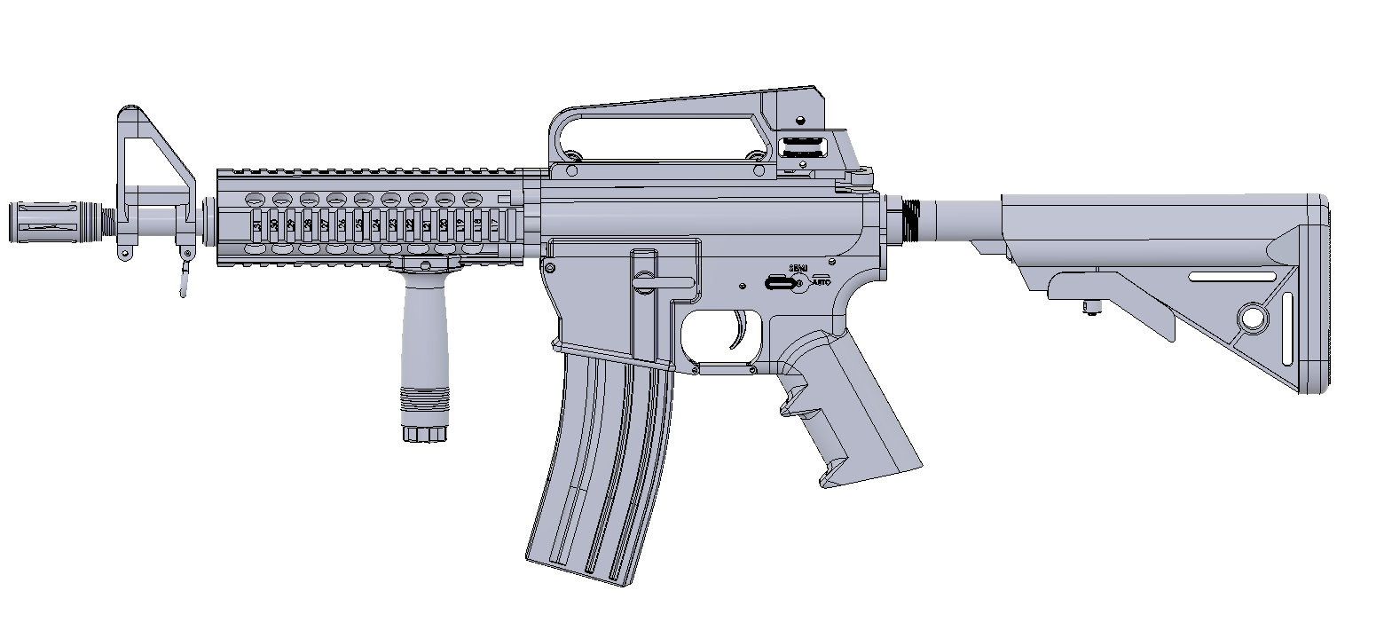 Airsoft MK 18/M4/M16/AR15 by Cooldown | Download free STL model ...