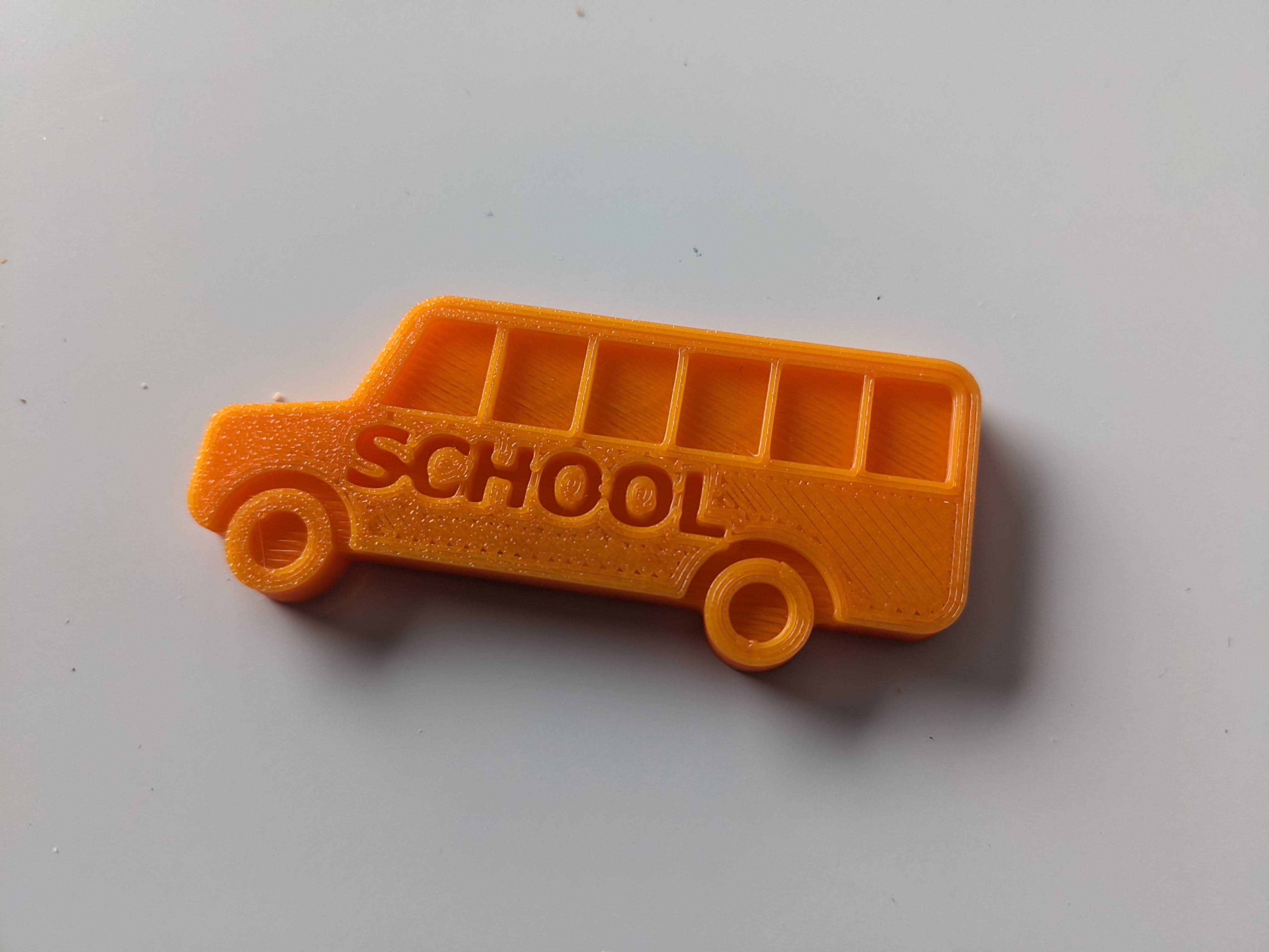 School Bus Fridge Magnet by JayWll | Download free STL model ...