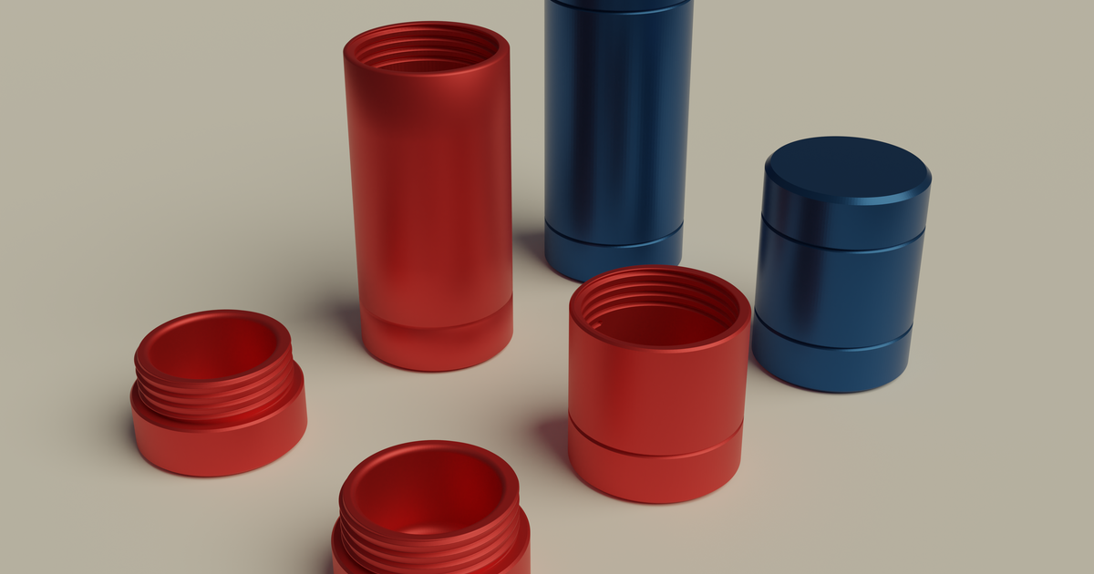 Hidden container, threaded by Jallim | Download free STL model ...