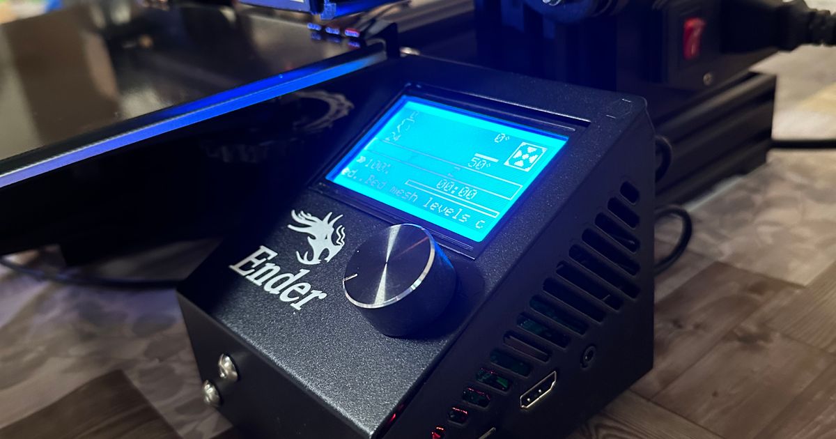 Raspberry Pi 2/3/3b+ case Creality Ender 3 LCD Enclosure by Ghezzz96 | Download free STL model ...