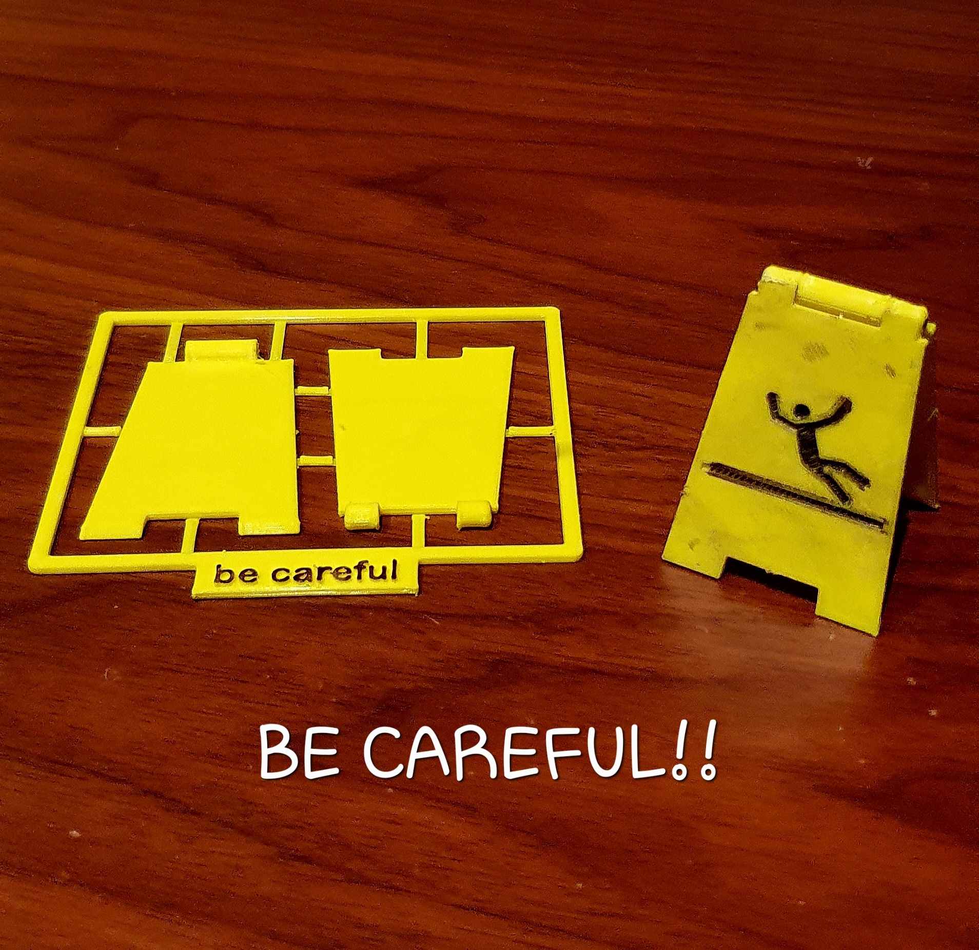 Be careful by MaciMendi | Download free STL model | Printables.com