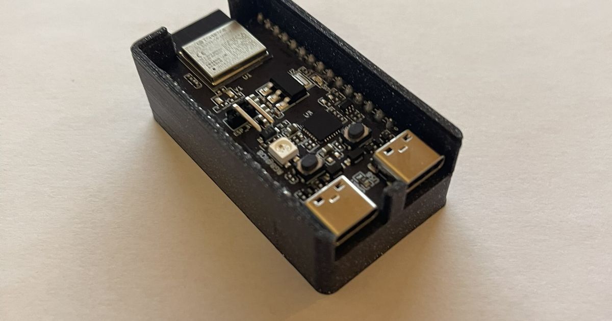 ESP32-C6-DEVKIT-M-1 Case by phsete | Download free STL model ...