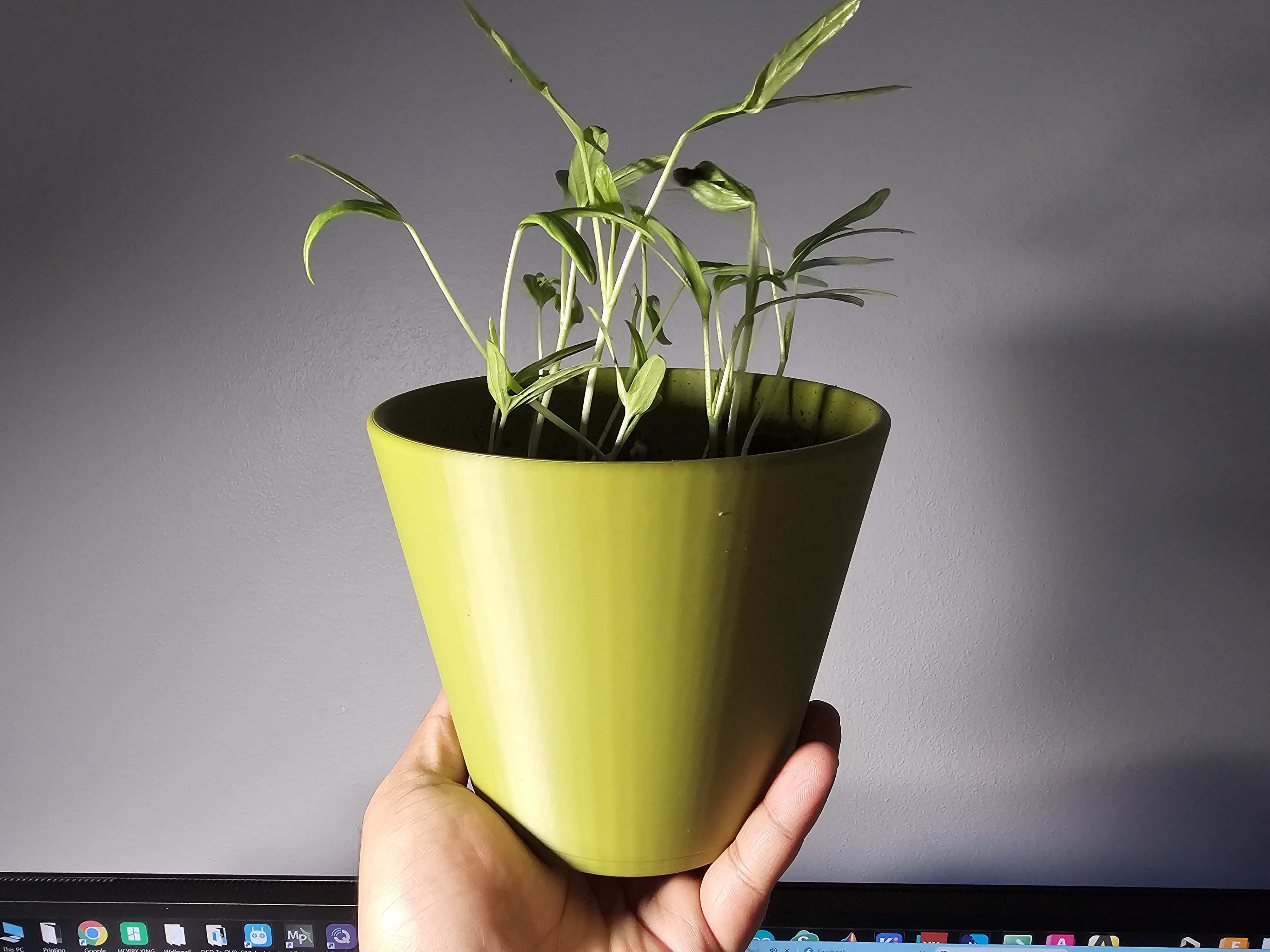 Simple Plant Pot (indoor) by Zale | Download free STL model ...
