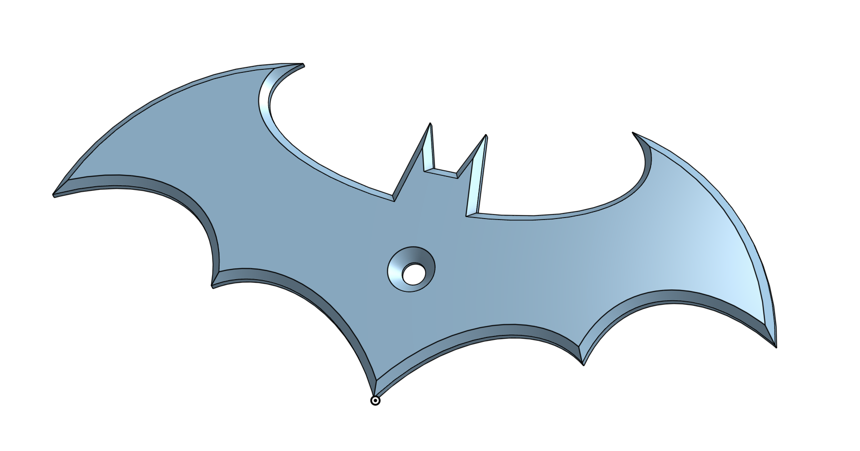 Bat Symbols by CADjockey | Download free STL model | Printables.com