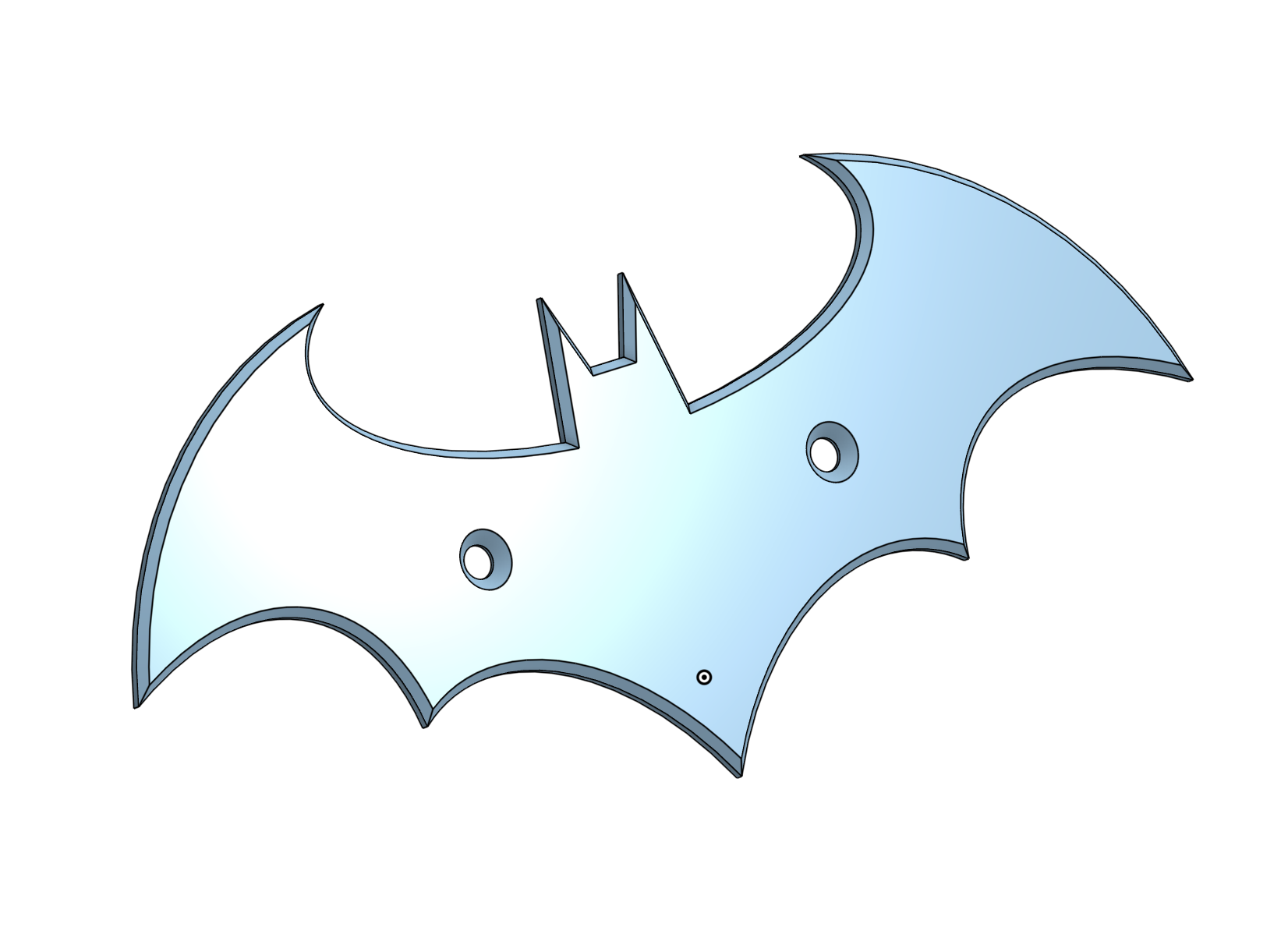Bat Symbols by CADjockey | Download free STL model | Printables.com