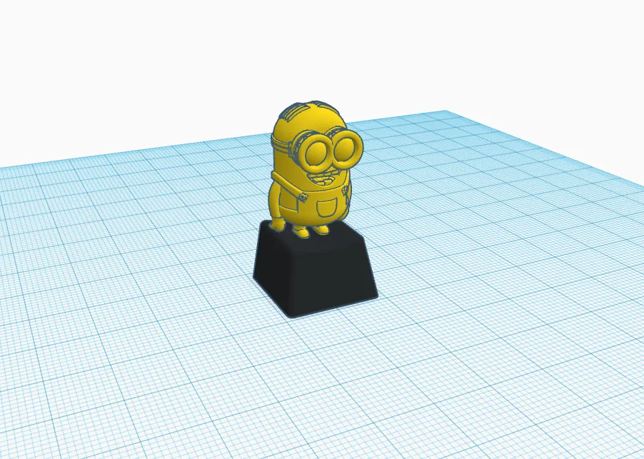 Minion keycap by Logomode | Download free STL model | Printables.com