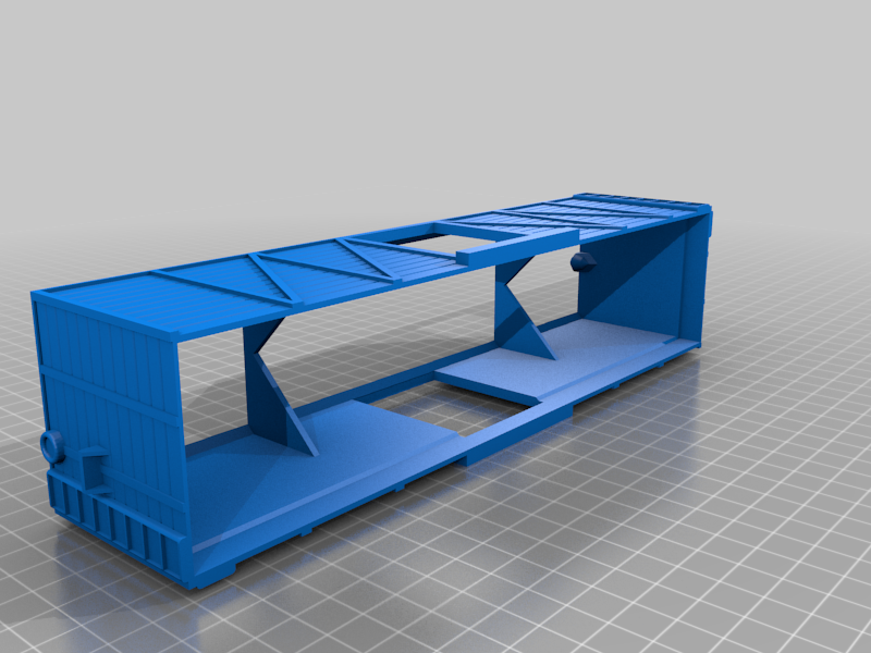 Model Railroad Boxcar by ceej12 | Download free STL model | Printables.com