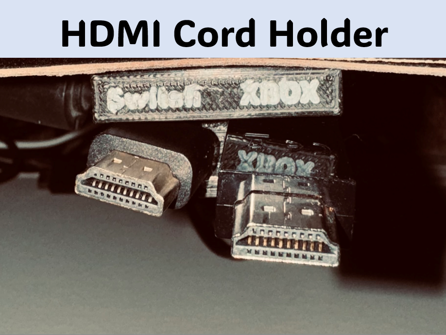 2 HDMI Holder with Labels por PenPan Designs | Descargar modelo STL ...
