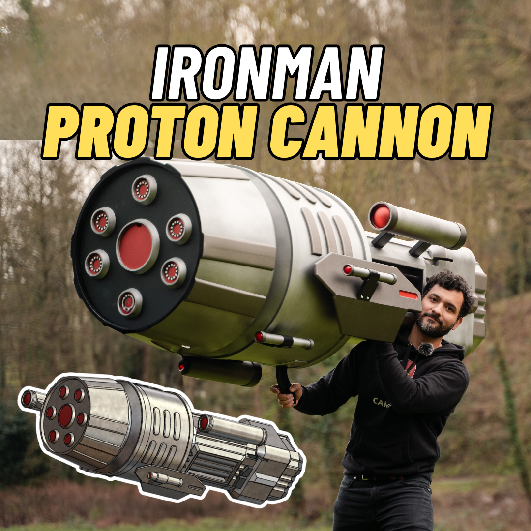 Ironman Proton Cannon by Carlos 3D | Download free STL model ...
