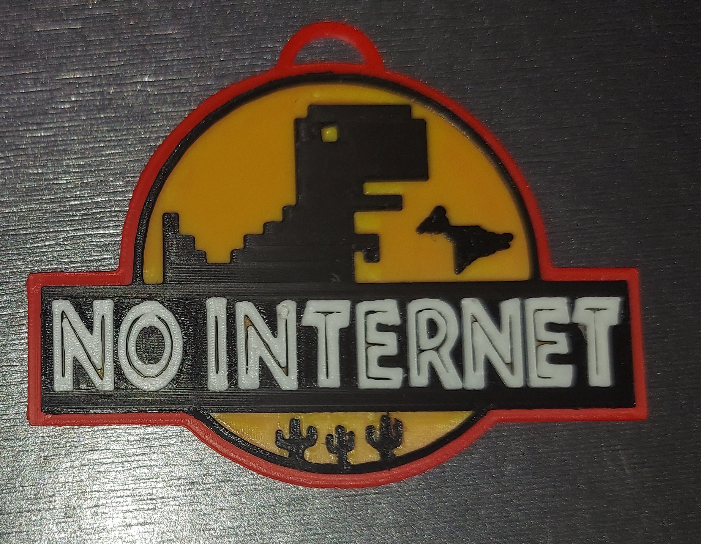 No Internet Keychain by 3D Printing Bros | Download free STL model ...