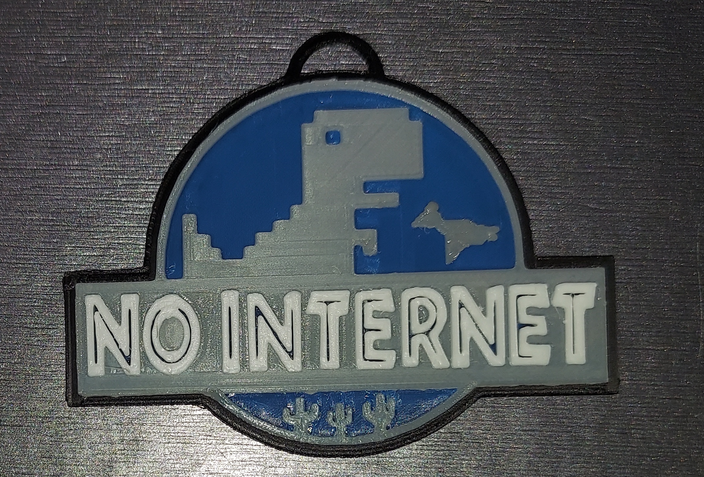 No Internet Keychain by 3D Printing Bros | Download free STL model ...