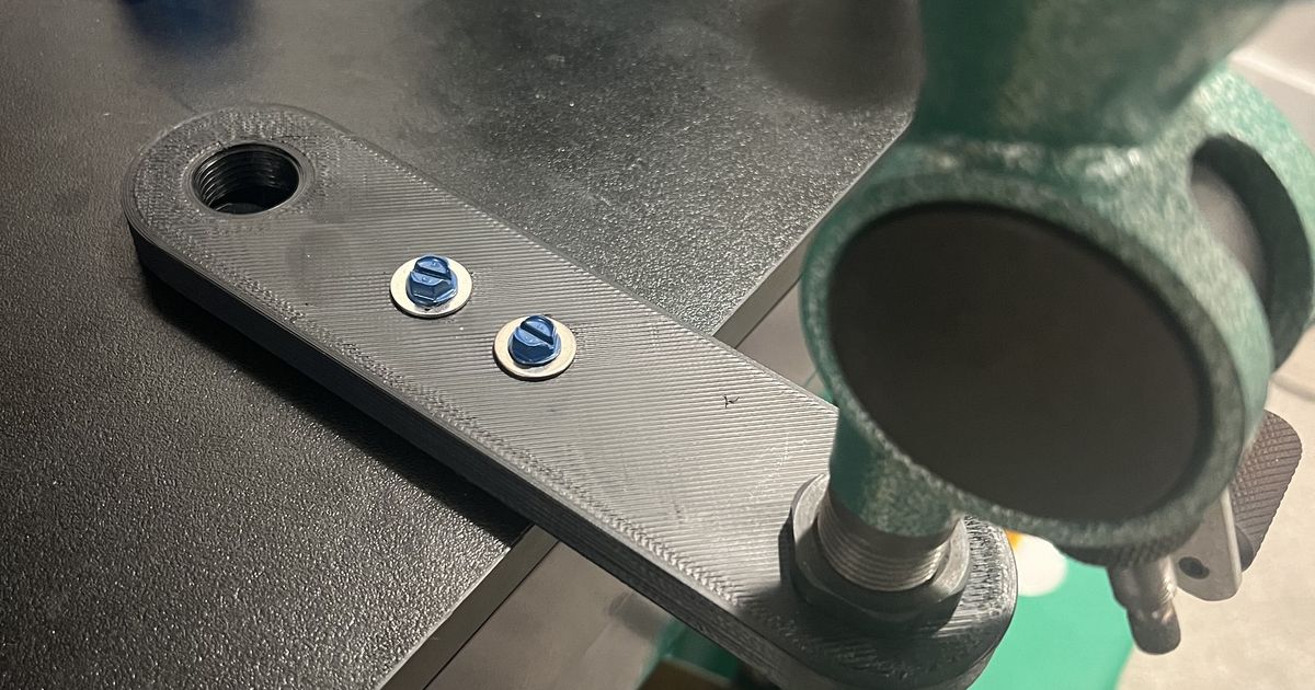 RCBS Powder Measure Bench Adapter by phucawf | Download free STL model ...