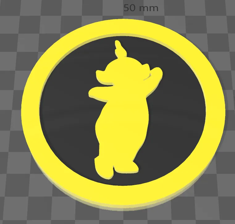 Teletubbies Silhoutte Coasters and Holder by Chloe's 3D Prints ...