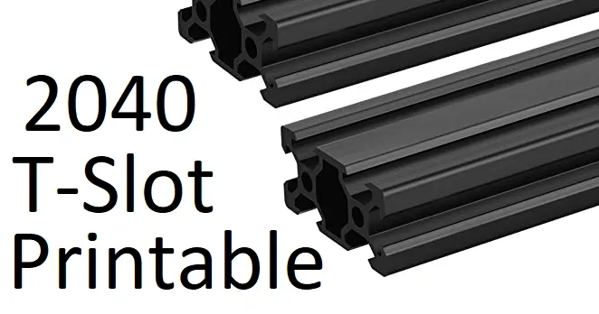 2040 T Slot Printable Extrusion Kit / Pack by Freer | Download free STL ...