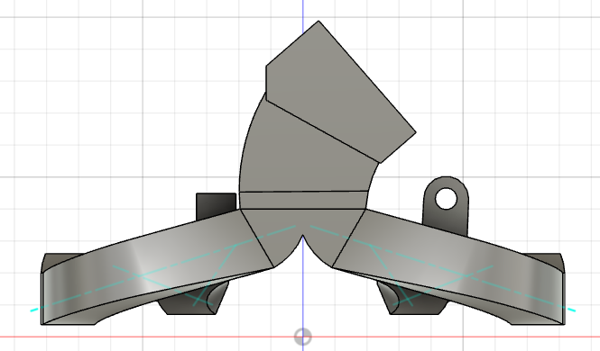 4 Port Delta-P Fan Duct (Revo) by Mackelson | Download free STL model ...