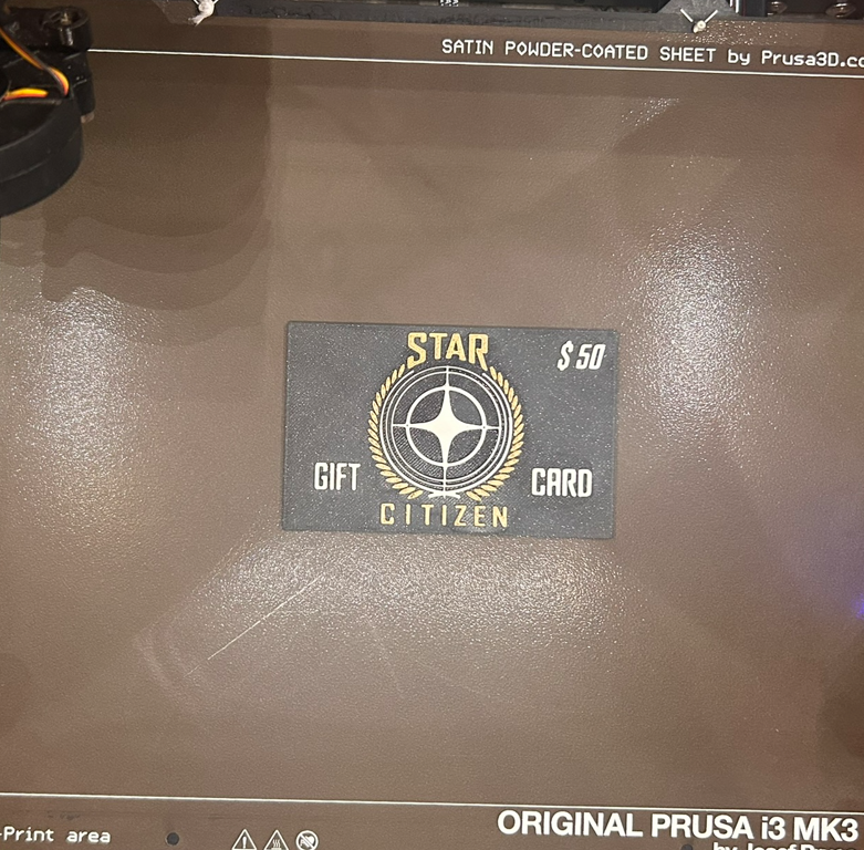 Star Citizen Gift Card by Majestydns | Download free STL model ...