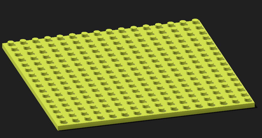 16x16 baseplate by MW | Download free STL model | Printables.com