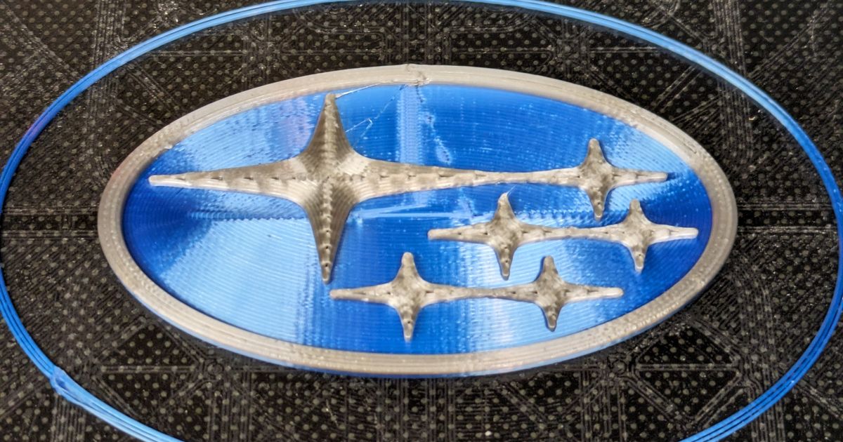 Subaru Compatible Replacement Emblem (Multicolor Compatible) by Gormadt ...