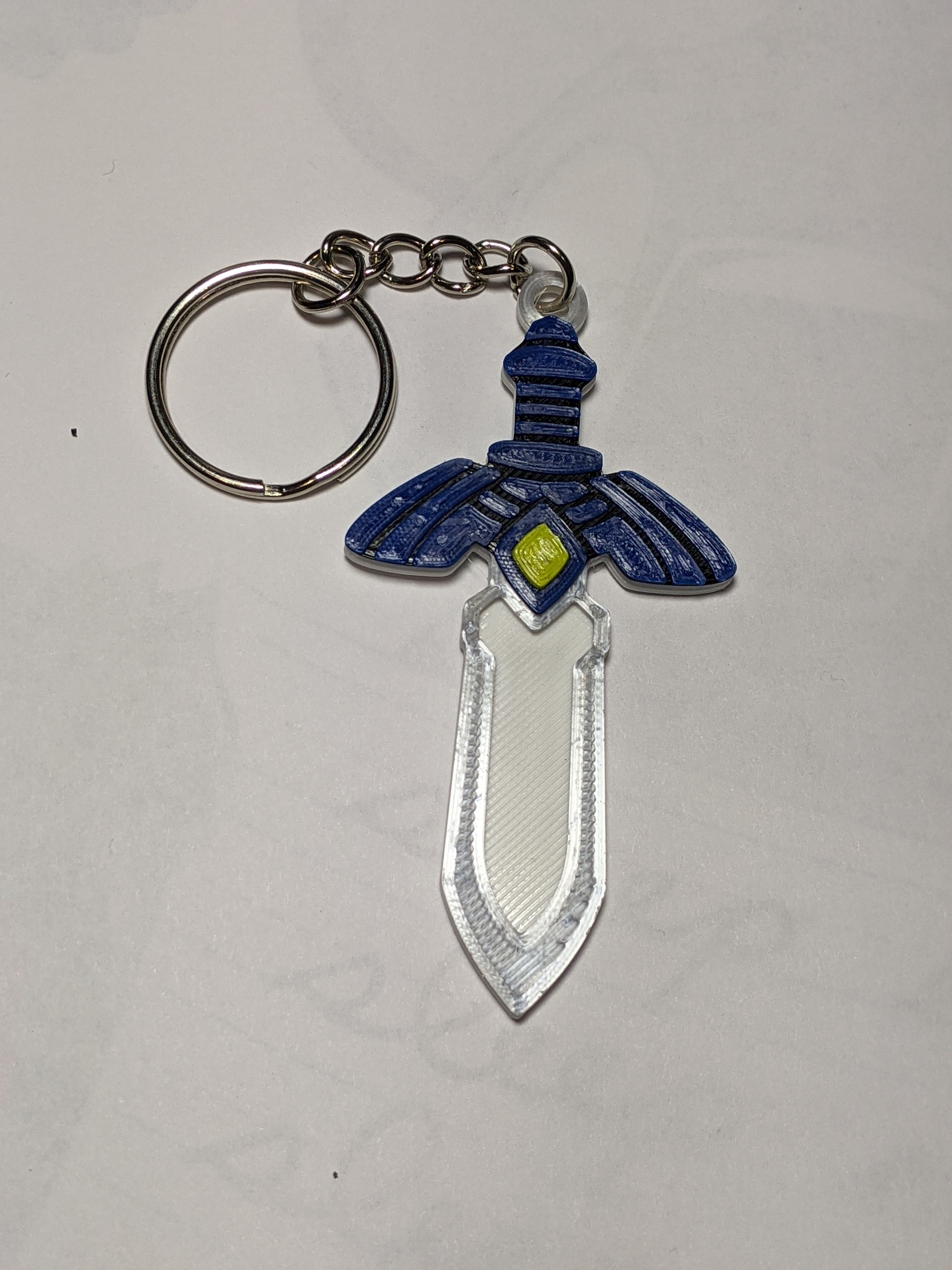 Master Sword Keychain - Smaller Hoop by OscOyo | Download free STL ...