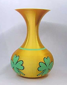 Four Leaf Clover Vase by jermaine | Download free STL model ...