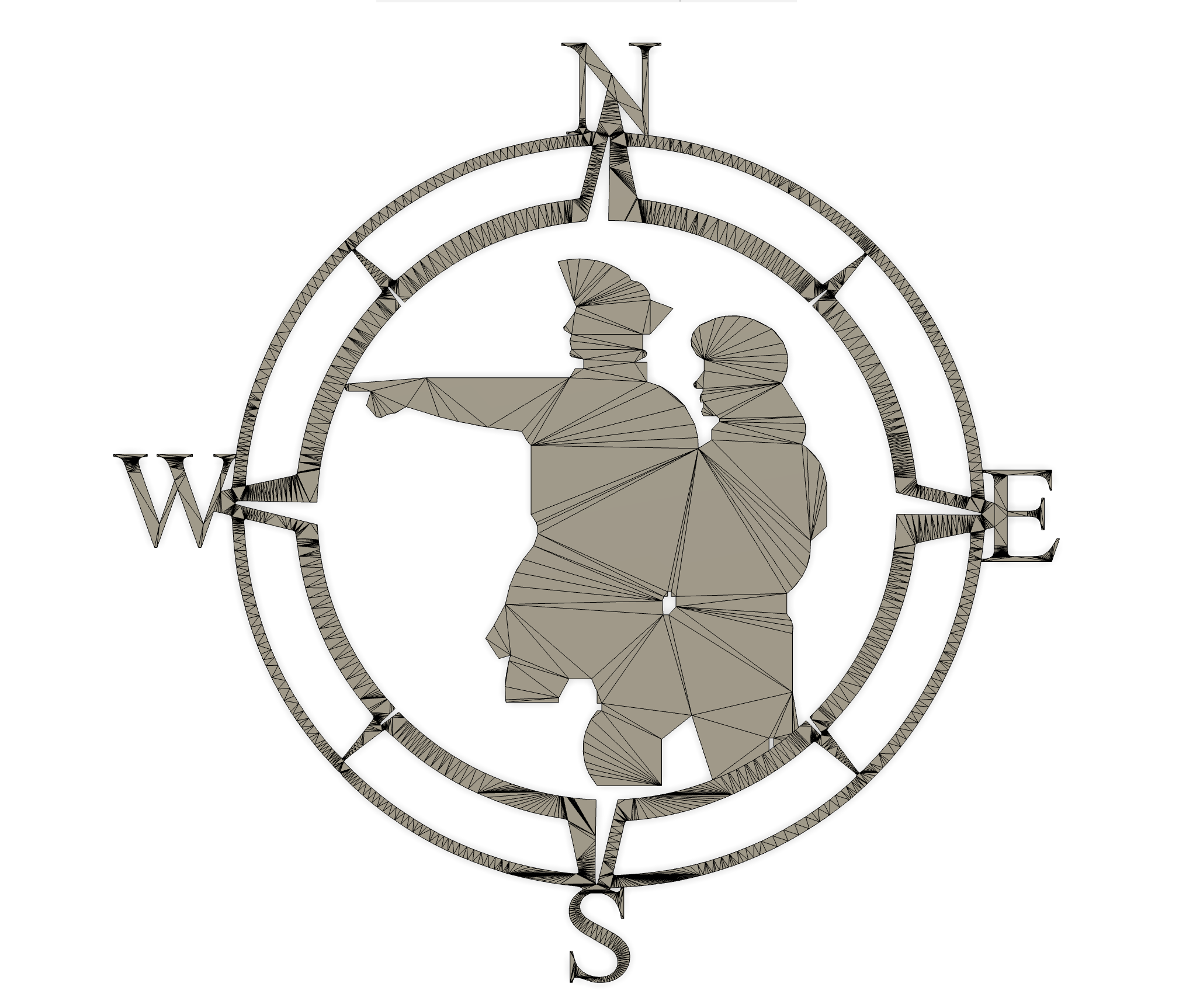 Lewis & Clark Compass by PushedPlastic | Download free STL model ...