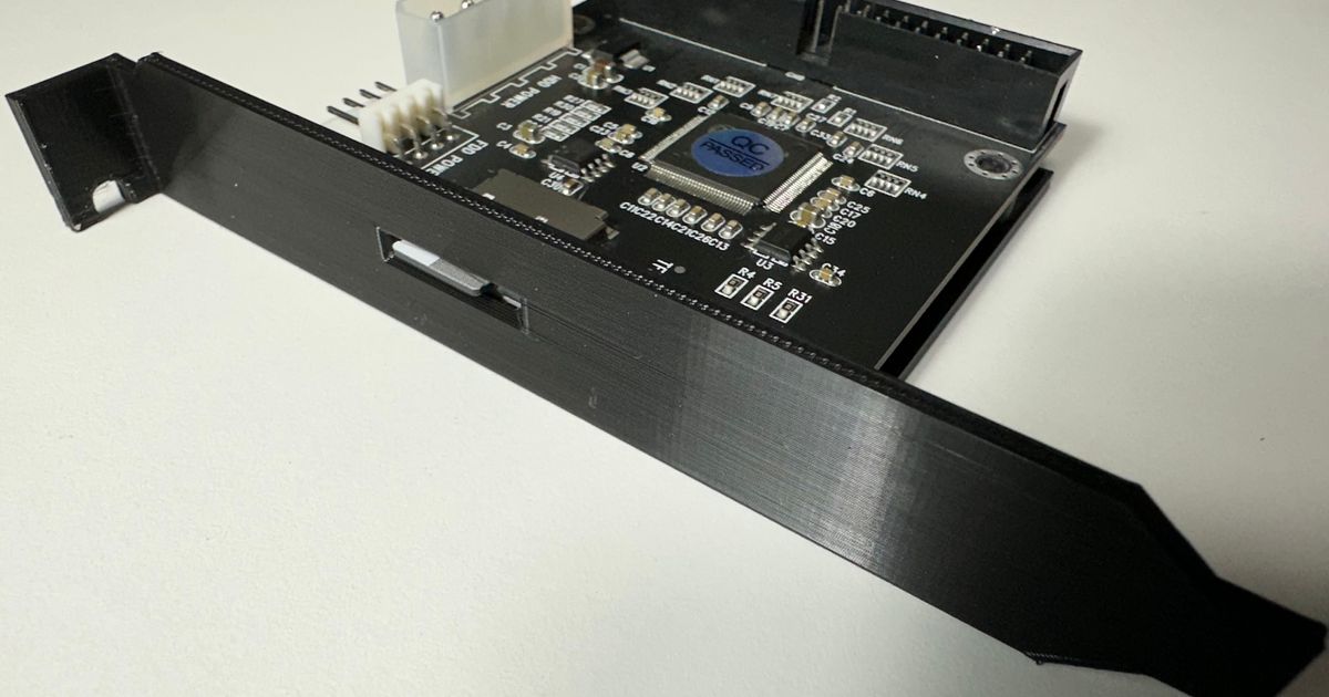 Micro SD to IDE Slot Bracket by Netanel Attali | Download free STL ...