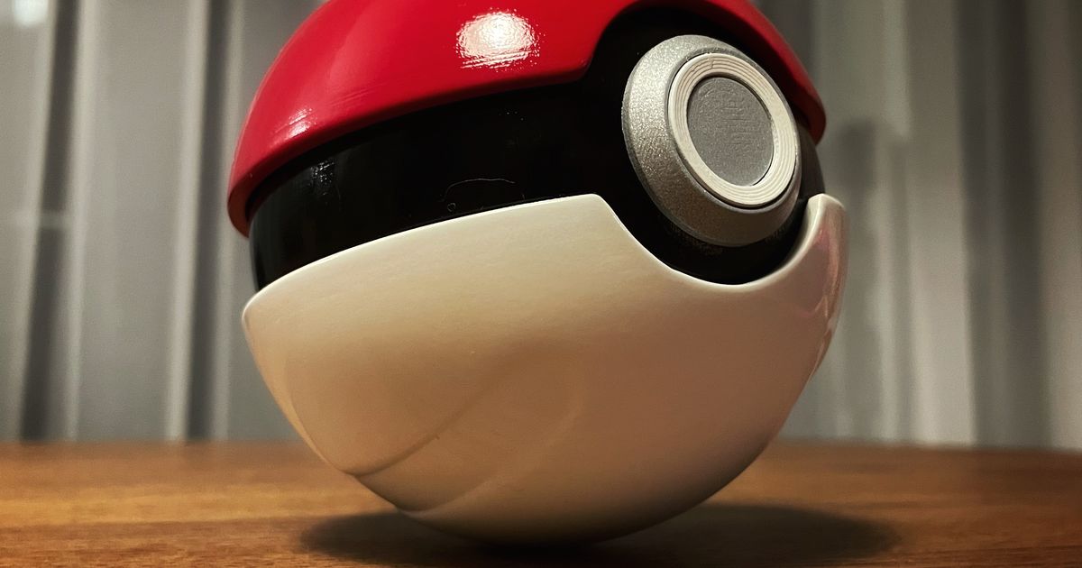 Pokemon - high detail Pokeball by 3dworkbench | Printables Store