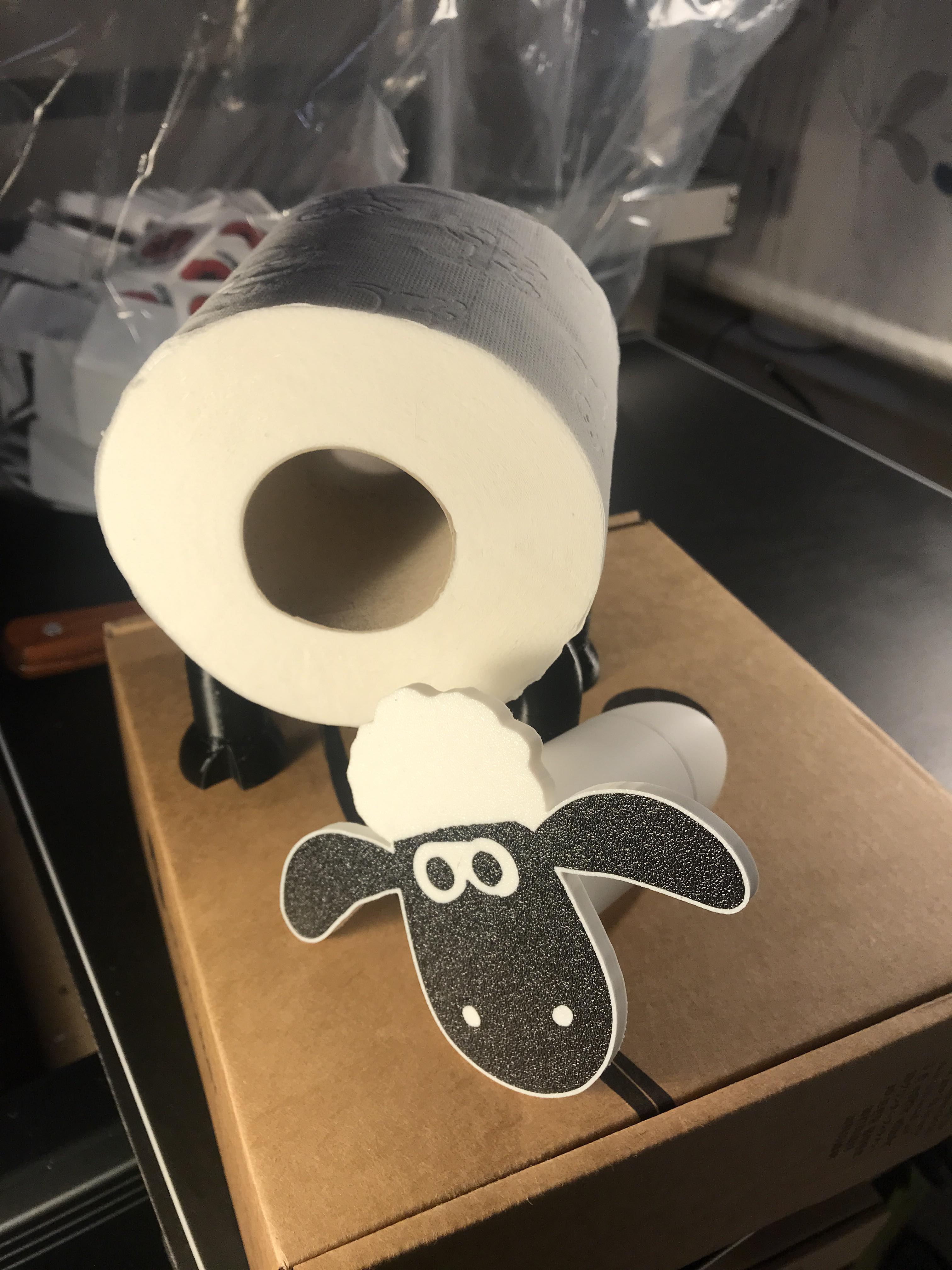 Toilet paper sheep-_Extrusion ONLY FOR BAMBU PRINTERS WITH AMS UNIT by ...