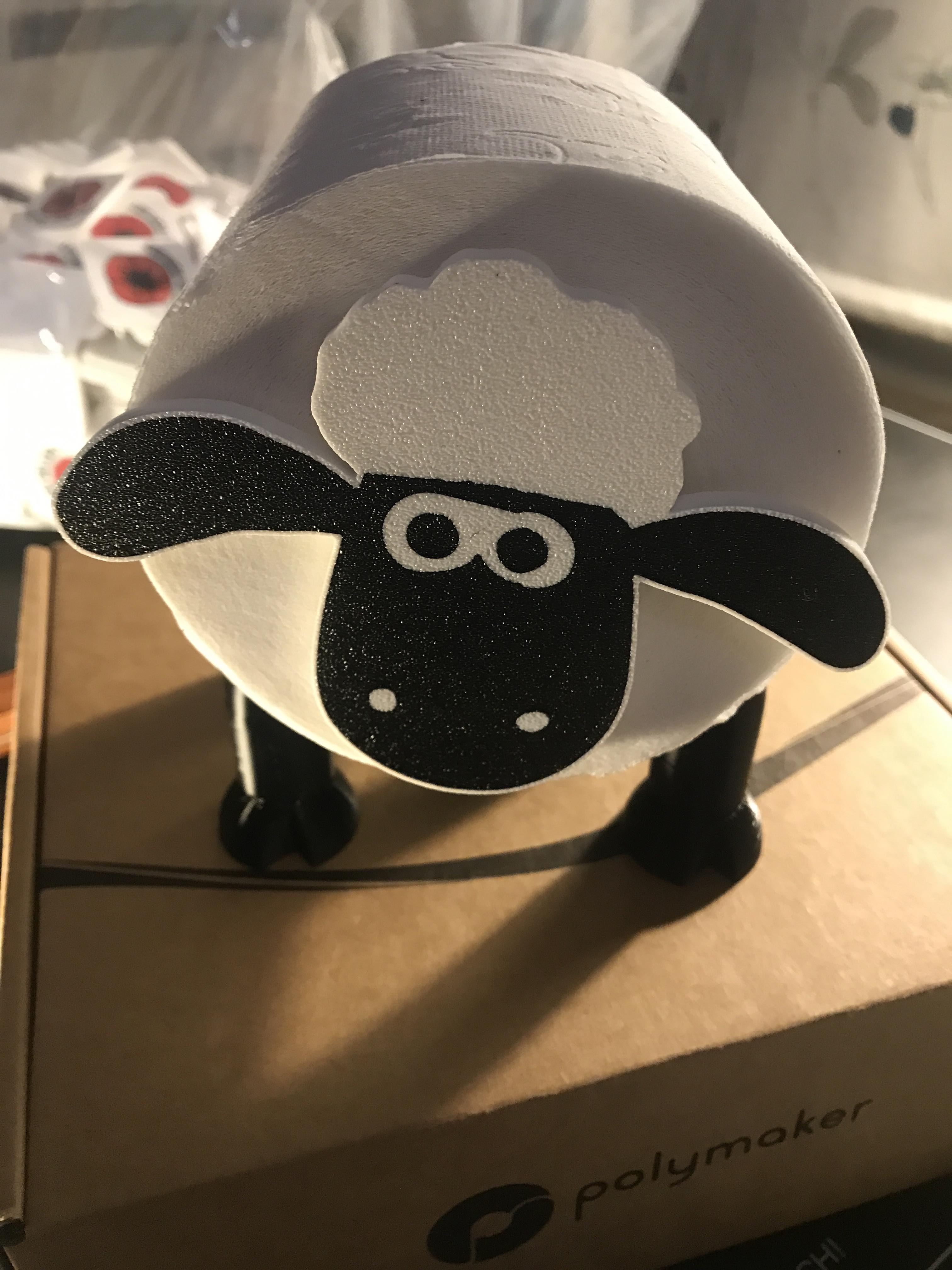 Toilet paper sheep-_Extrusion ONLY FOR BAMBU PRINTERS WITH AMS UNIT by ...