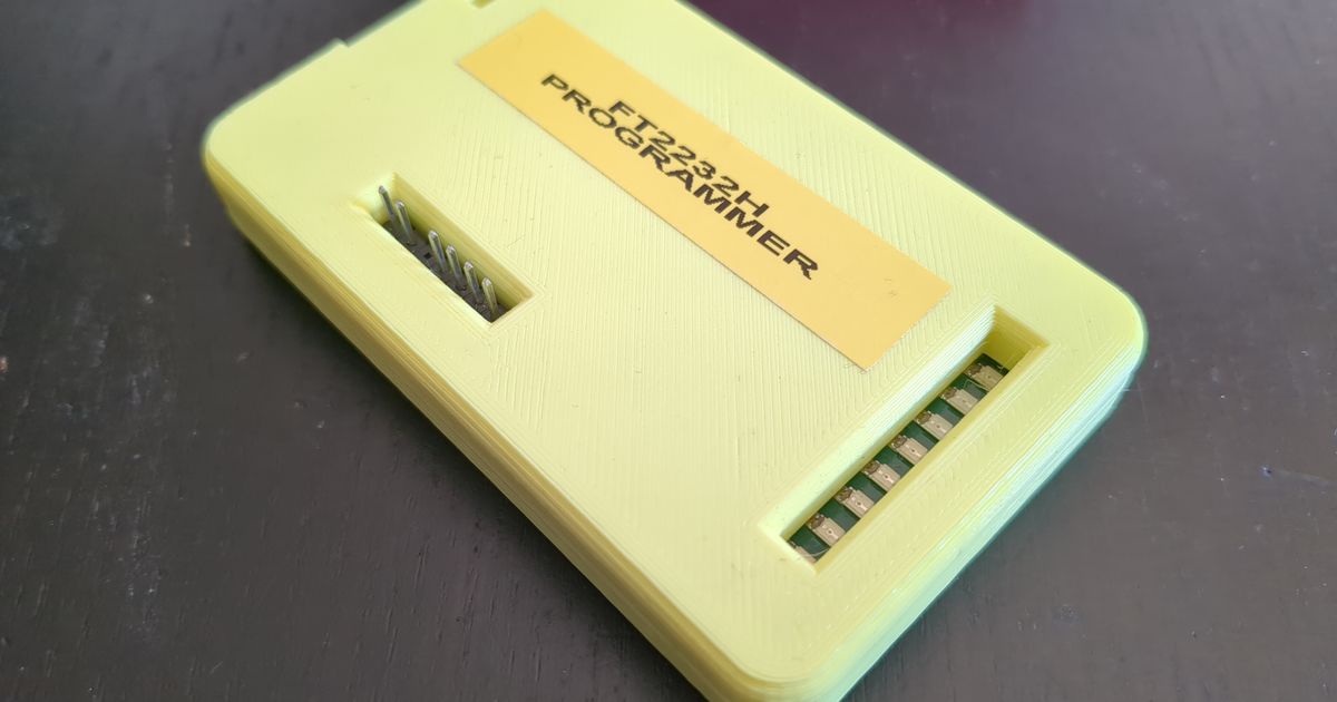 FT2232H Development Board Enclosure by doragasu | Download free STL ...